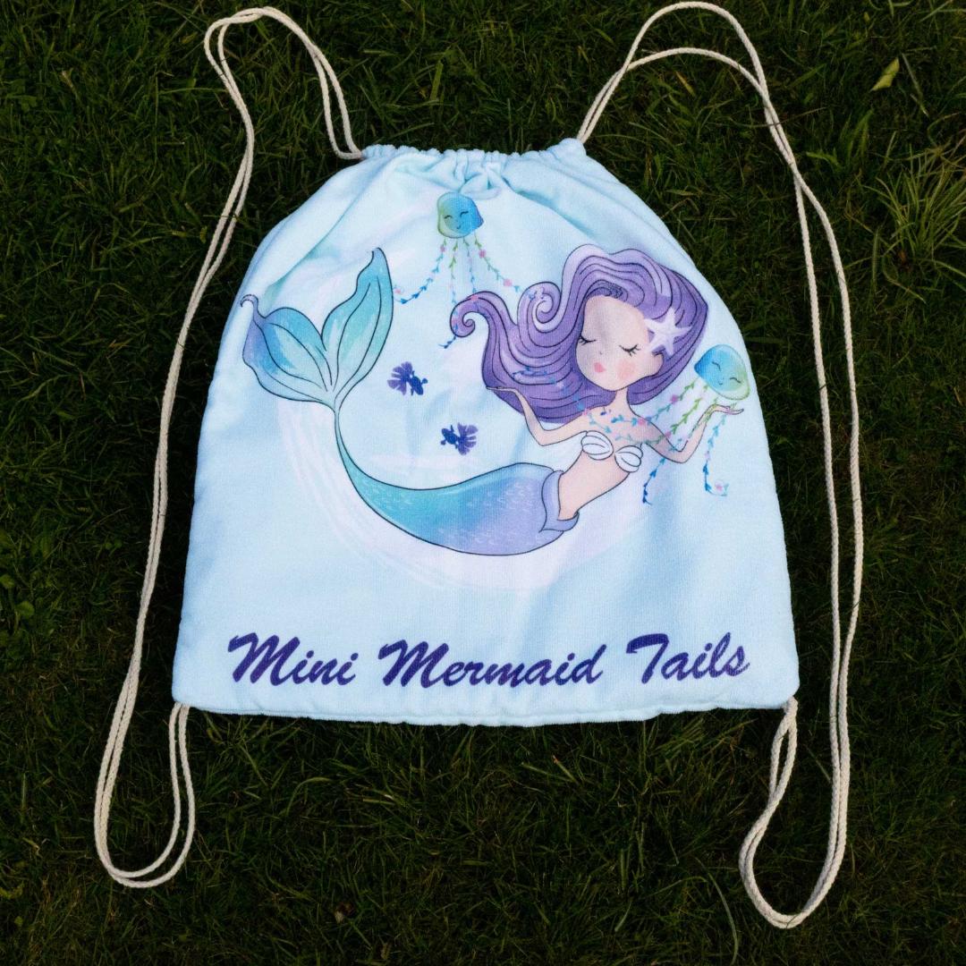 NEW Beach Bag Towel Backpack – Mini Mermaid Tails